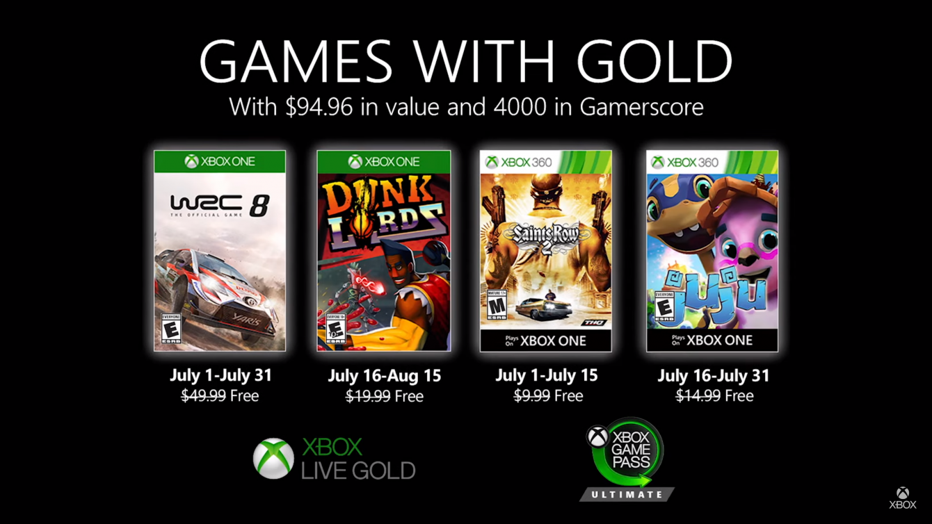 Predstavljen Games with Gold lineup za srpanj | GoodGame.hr